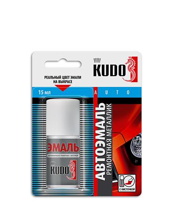 Эмаль автомобильная ремонтная с кисточкой KUDO